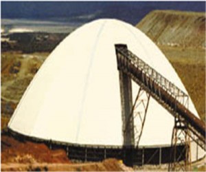 The largest storage dome in South America, constructed over an ...