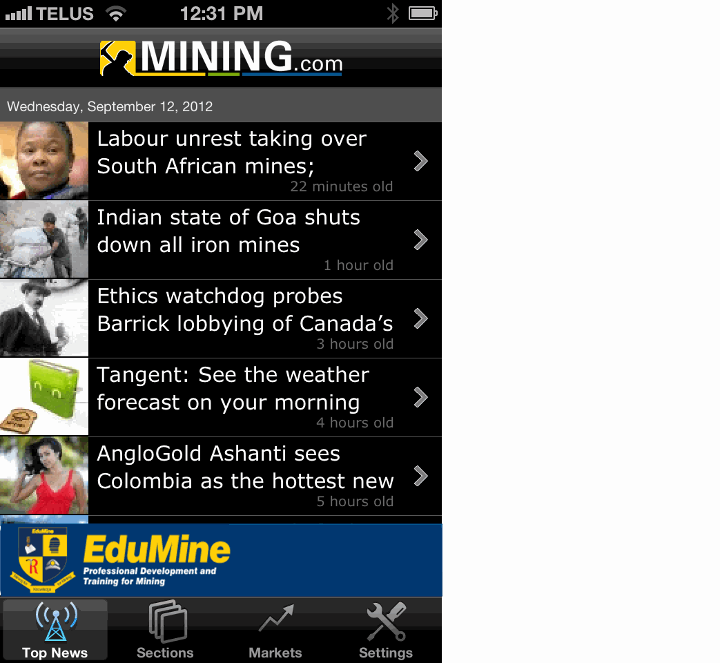 mobile screenshot (3) two - MINING.COM