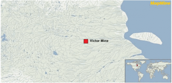 victor mine diamond canada de beers map - MINING.COM