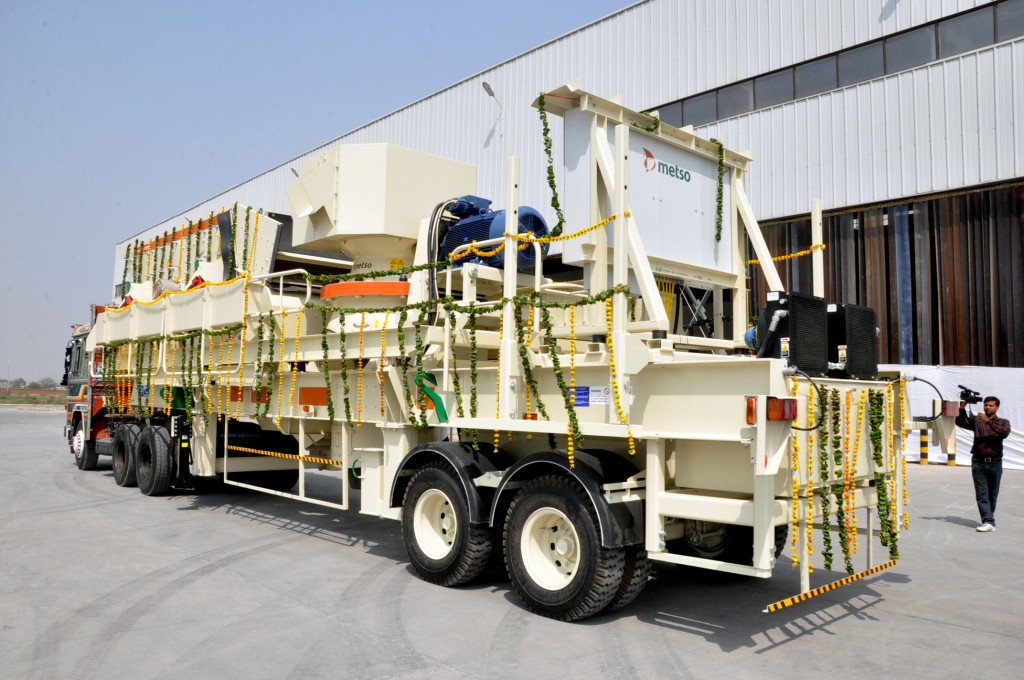 Metso's portable plants produce high-quality aggregates for road ...