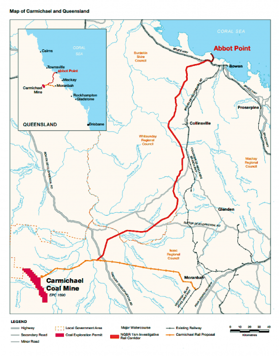 Queensland approves rail line to coal port by Great Barrier Reef ...