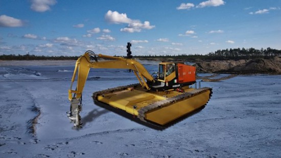 New Dragflow amphibious dredge - MINING.COM