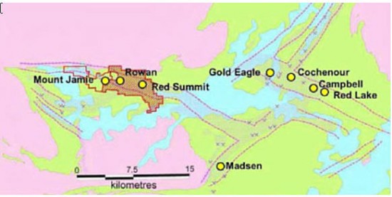 Goldcorp is back and spending - current and historic operations map ...