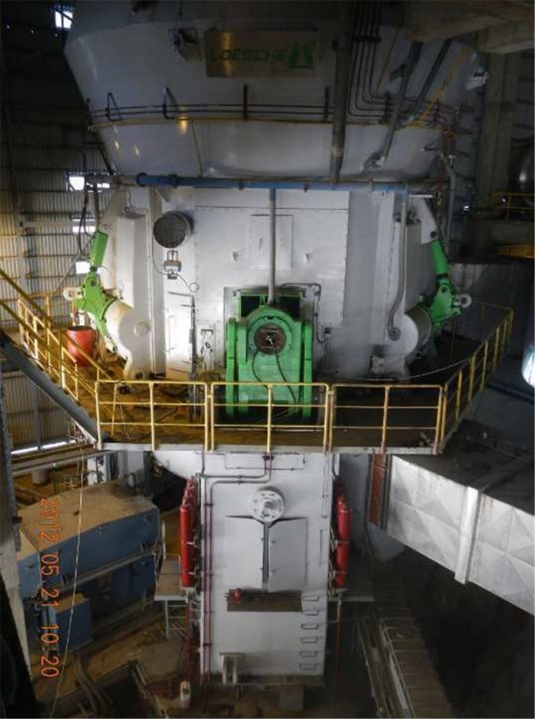 Globally established LOESCHE vertical roller mill for use in a cement ...
