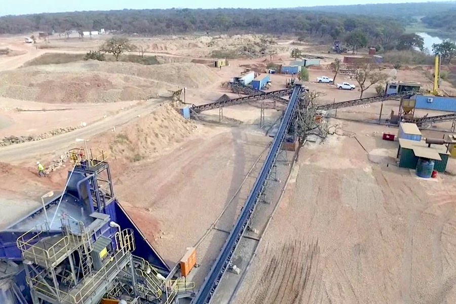 Lulo diamond mine in Angola