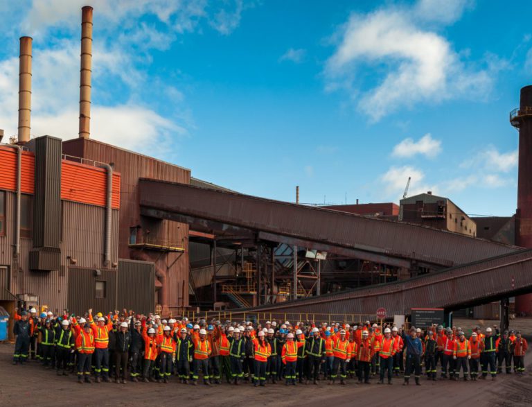 The ArcelorMittal Mining Canada Pellet Plant in Port-Cartier, Quebec ...