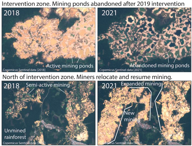 Interventions against illegal mining in Peru narrowly effective ...