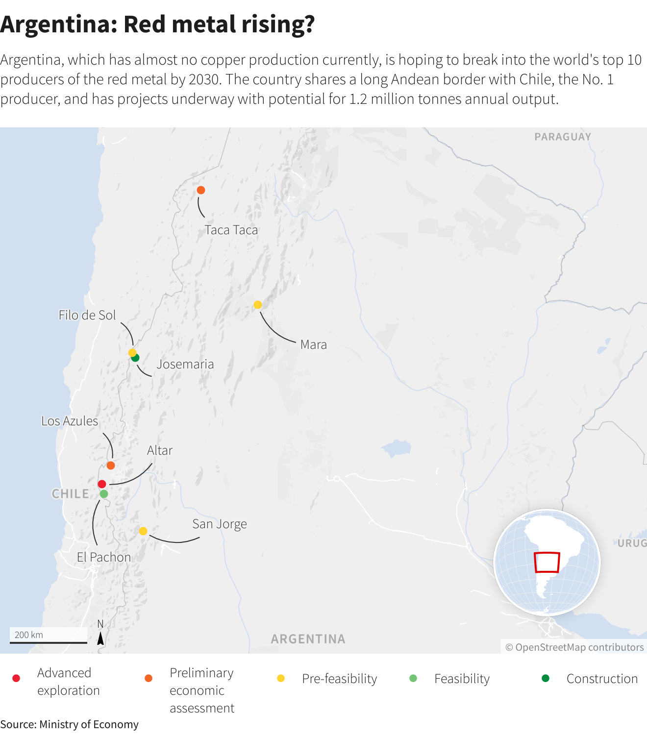 Graphic: Argentina sets lofty sights on global copper top 10 - MINING.COM