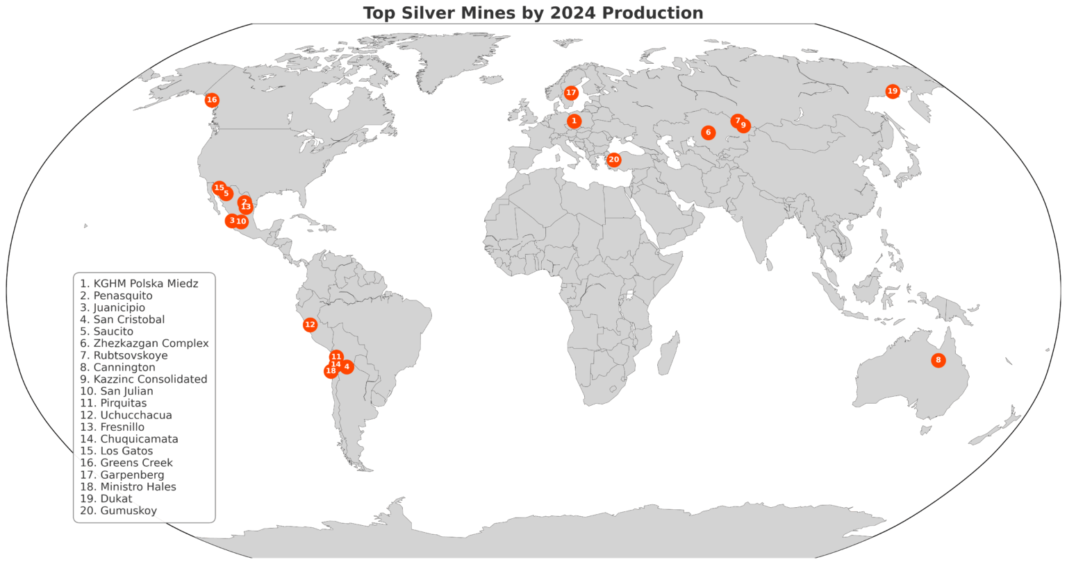 RANKED: World's 20 biggest silver-producing mines - MINING.COM